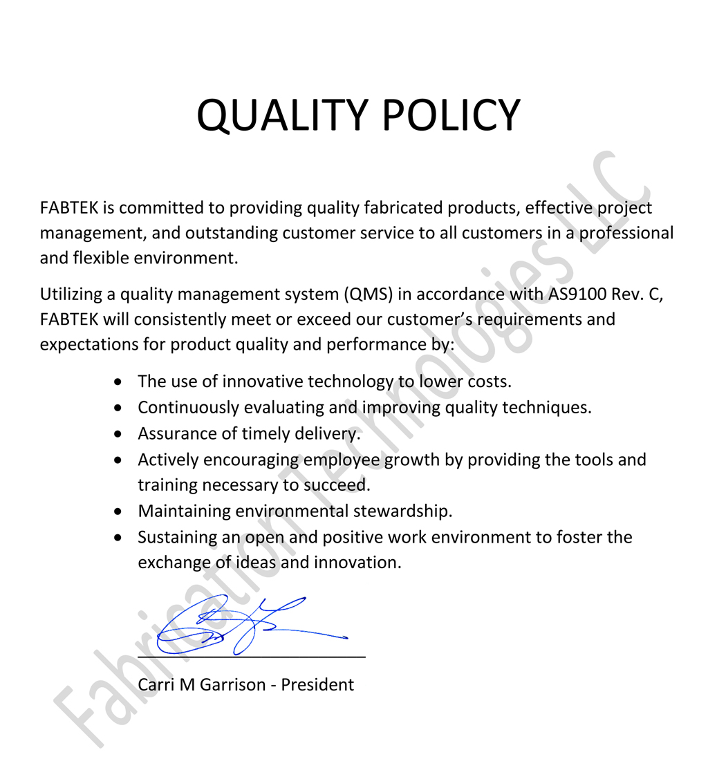 Fabrication Technologies LLC